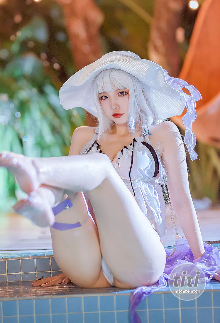 二佐Nisa – NO.135 碧蓝光辉泳装[39P-289MB] – Titi 社