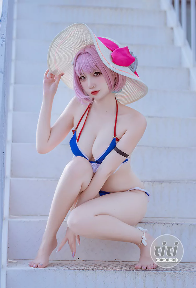 二佐Nisa – NO.137 碧蓝塔尔图泳装 [27P-152MB] – Titi 社