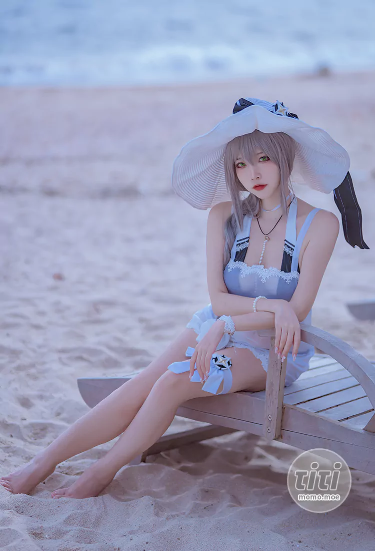 二佐Nisa – NO.138 碧蓝天鹰泳装 [20P-236MB] – Titi 社