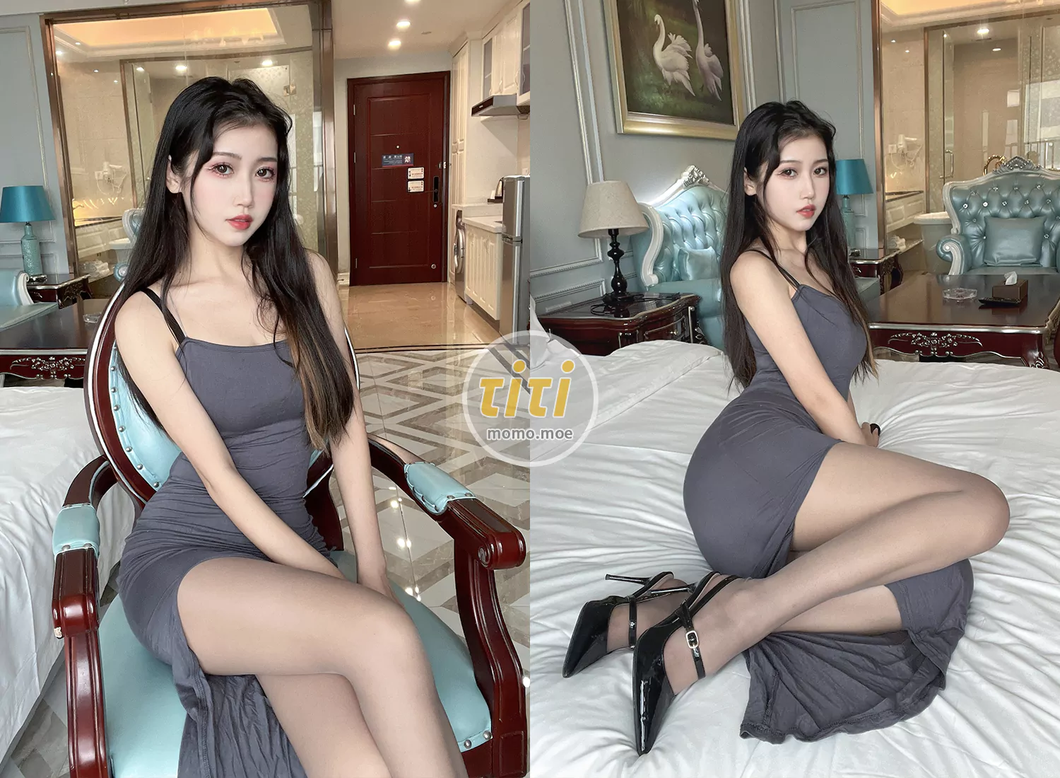 不呆猫 – NO.35 灰丝御姐 [40P+1V-356MB] – Titi 社