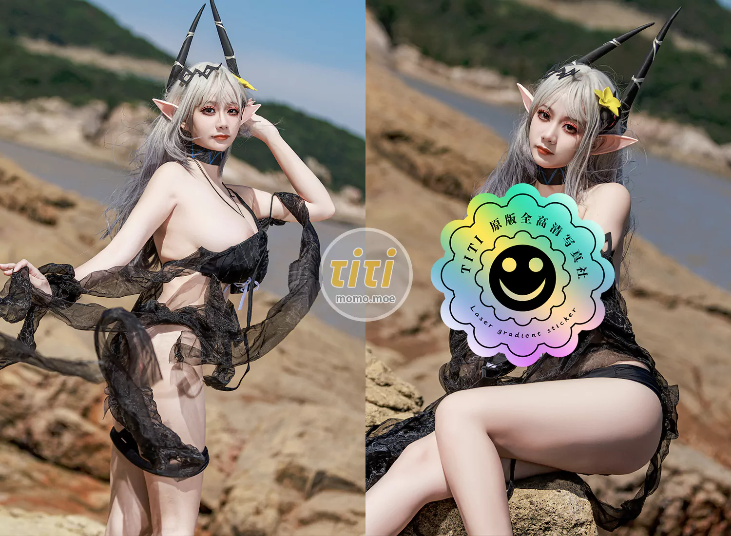 阿雪雪 – NO.003 泥岩泳装 [42P-612MB] – Titi 社