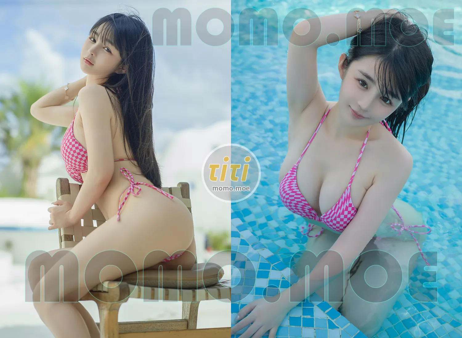 桜井宁宁 – NO.087 粉色比基尼 微风 [50P-376MB] – Titi 社