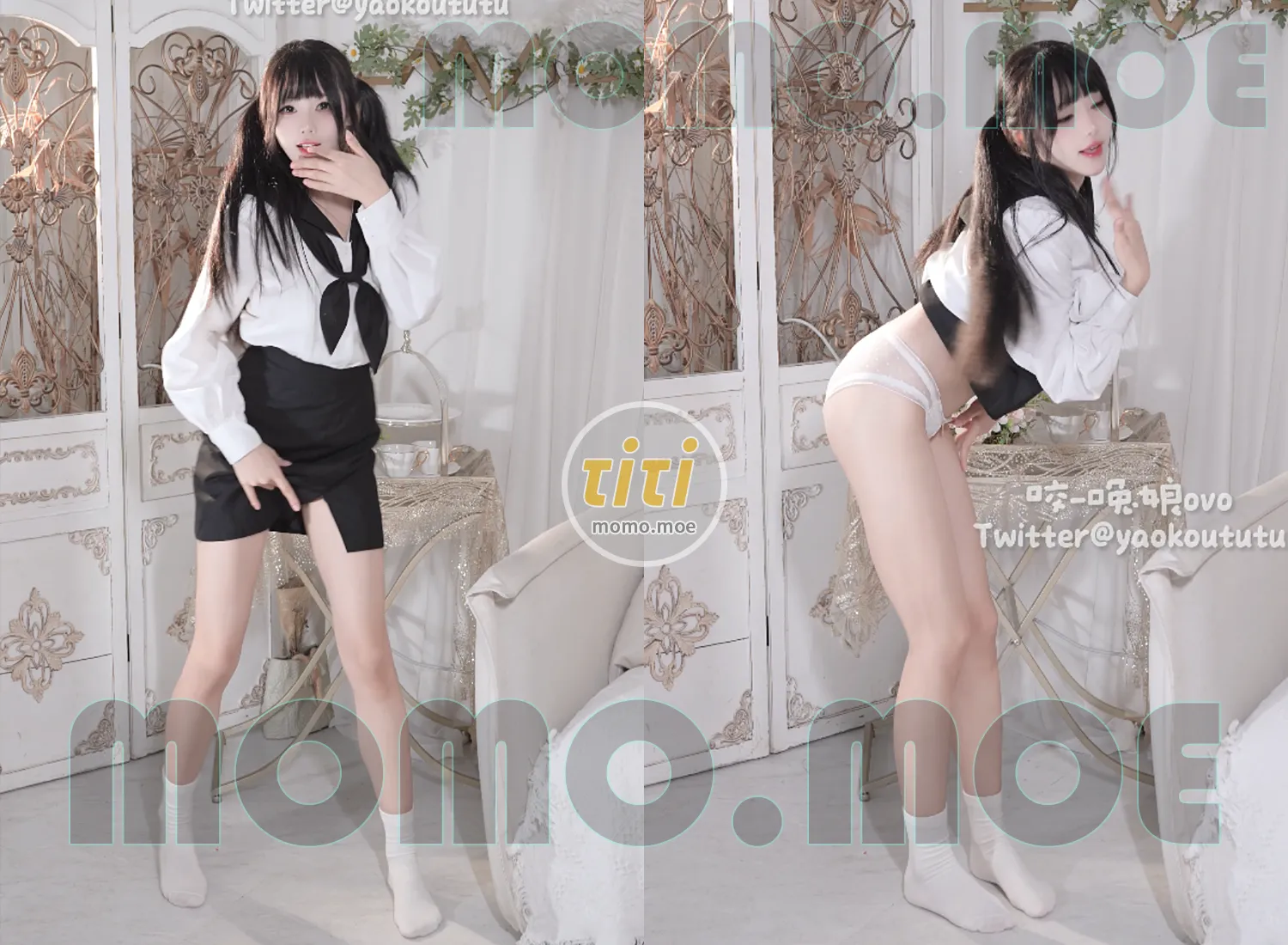 黏黏团子兔 – NO.099 (咬一口兔娘) 10月T3专属舞蹈 Excuse me [1V-419MB] – Titi 社