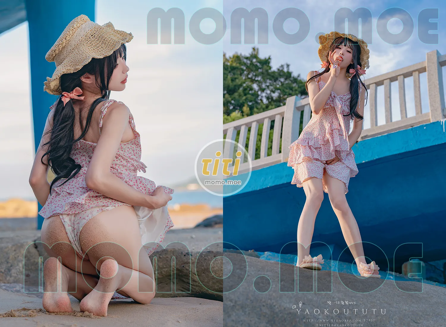 黏黏团子兔 – NO.101 (咬一口兔娘) 10月订阅 邻家小妹 [62P+1V-1.23GB]日不落 – Titi 社