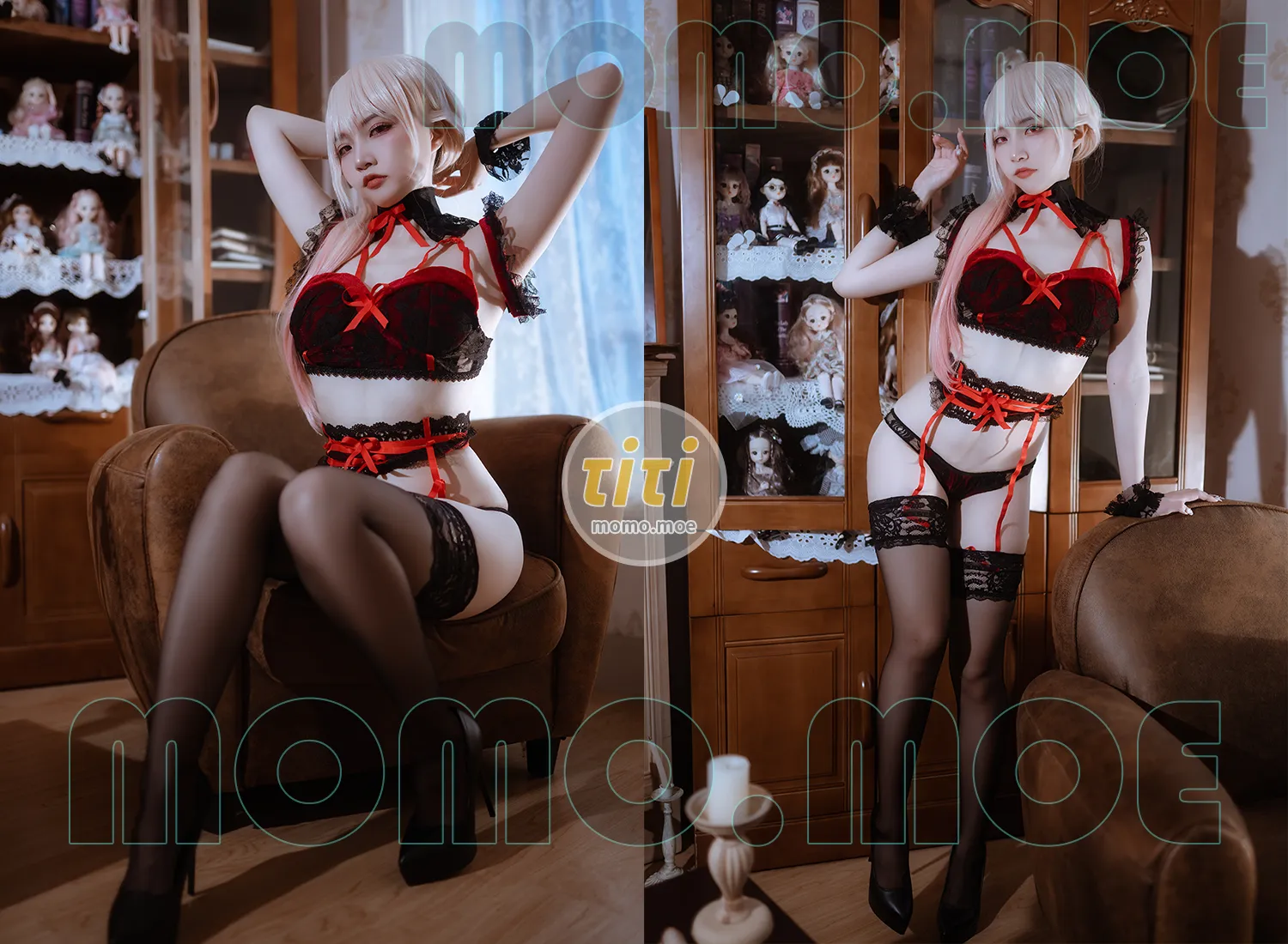 二佐Nisa – NO.167海梦红内衣 [29P-440MB] – Titi 社