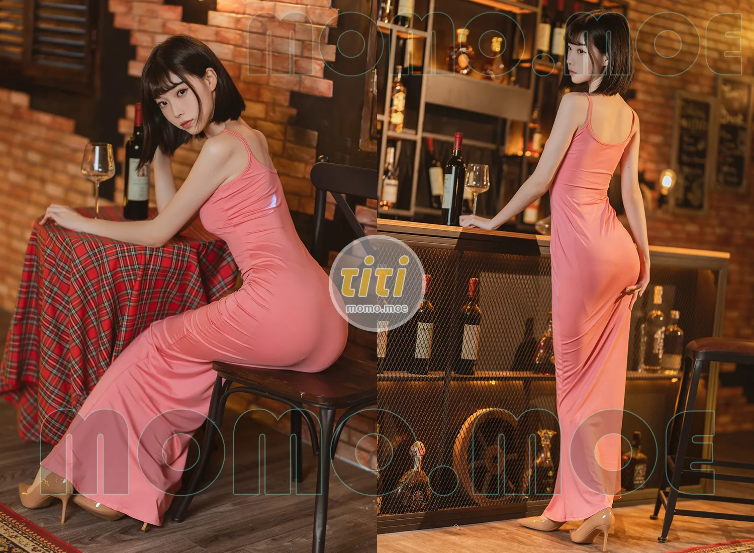 许岚LAN – NO.032 粉色长裙 [40P-179M] – Titi 社