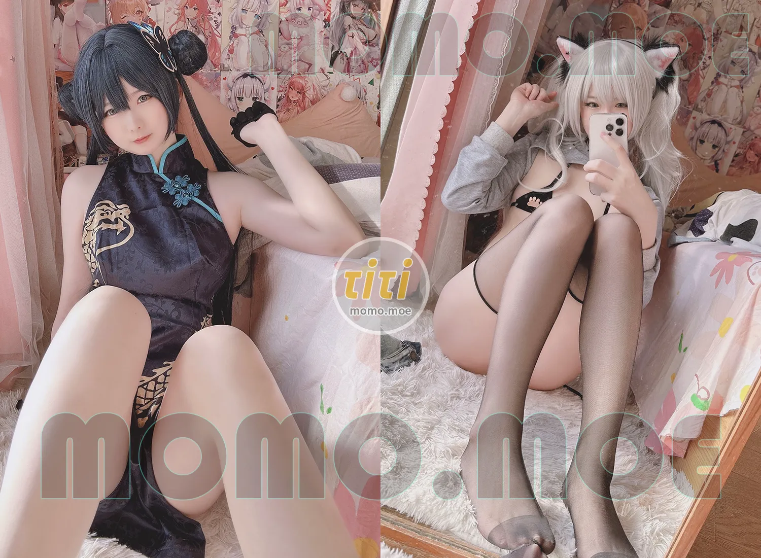 (Misa呆呆) – 23.12无修正原图 [56P+2V-55MB] – Titi 社