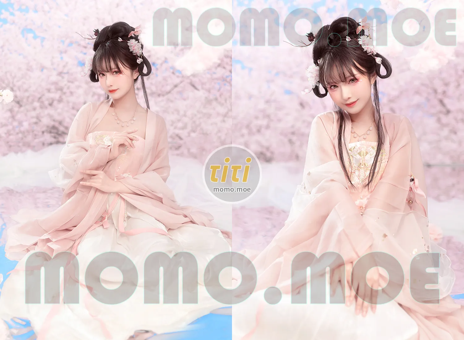 Shika小鹿鹿 – NO.102 桃之夭夭 [13P-35M] – Titi 社