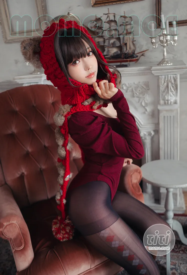 ElyEE子 – NO.153 红色 KNITTING [52P-8MB] – Titi 社