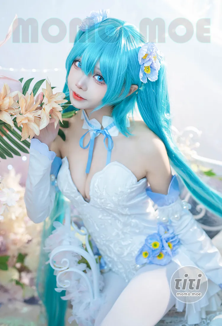 艾西Aiwest – NO.011 初音 粉蝶花 [42P-159MB] – Titi 社