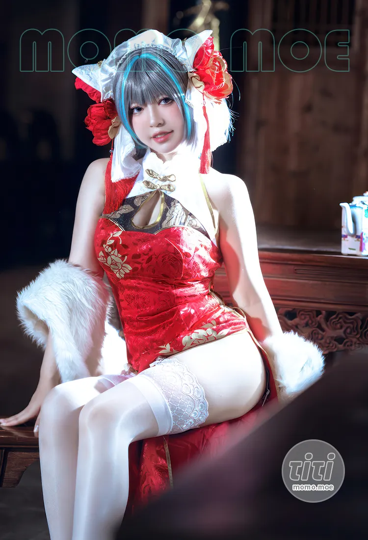 半半子 – NO.067 柴郡中华娘旗袍 [45P+2V-389MB] – Titi 社