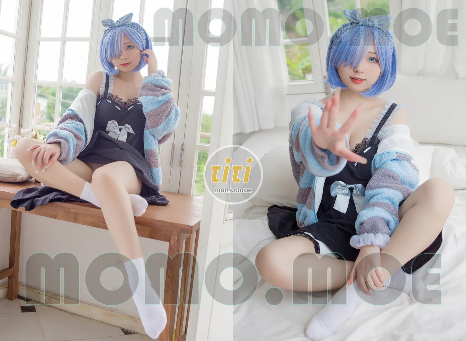 花铃 – NO.057 蕾姆居家服 [30P-208MB] – Titi 社