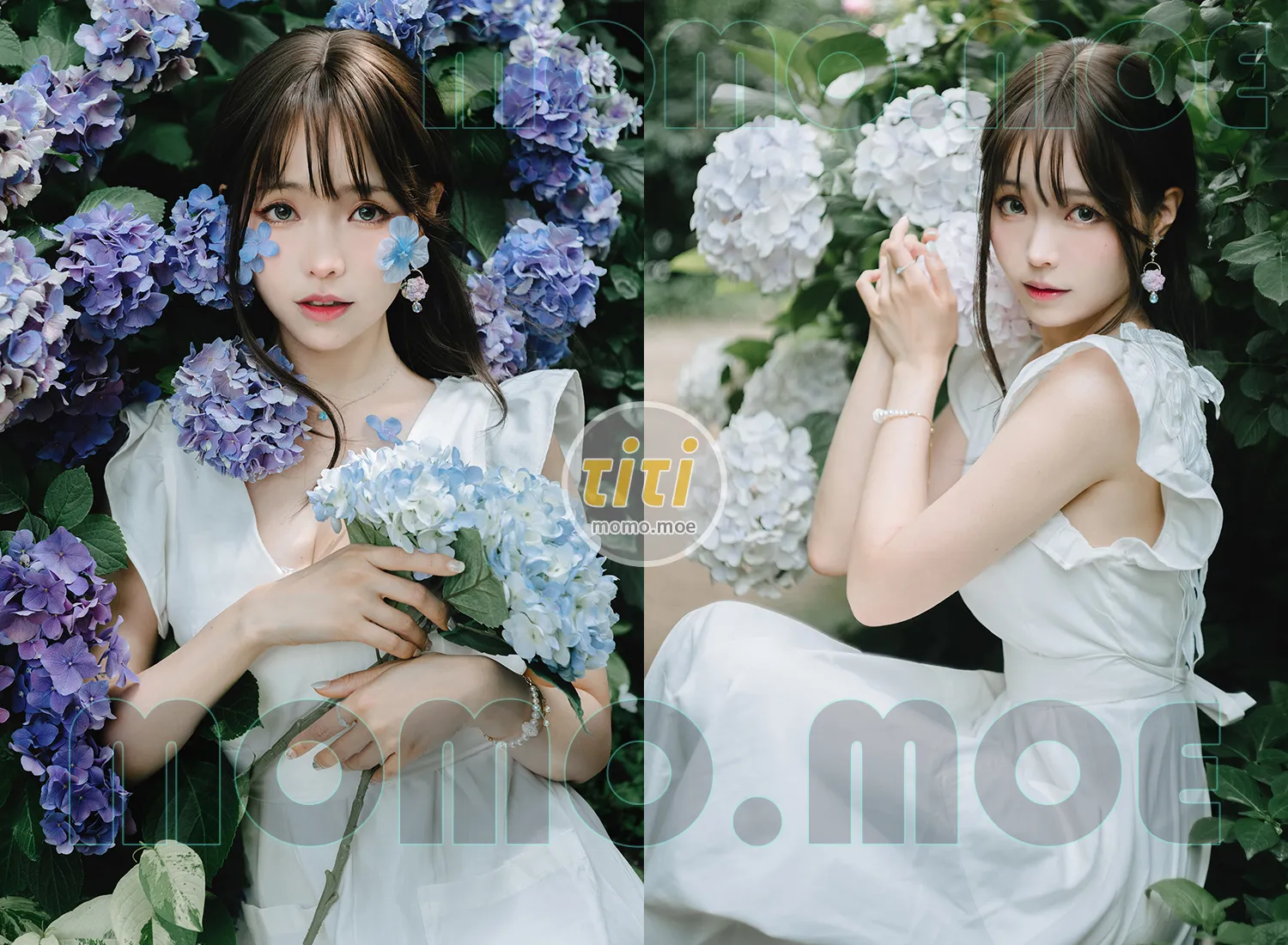 ElyEE子 – NO.162 Rainy Season雨季繡球花 [31P+2V-97MB] – Titi 社