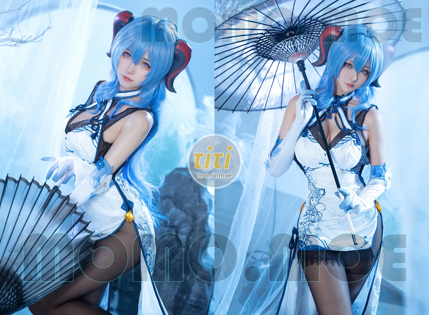 Seya-狮砸 – NO.010 原神 甘雨青花瓷 [12P-139MB] – Titi 社