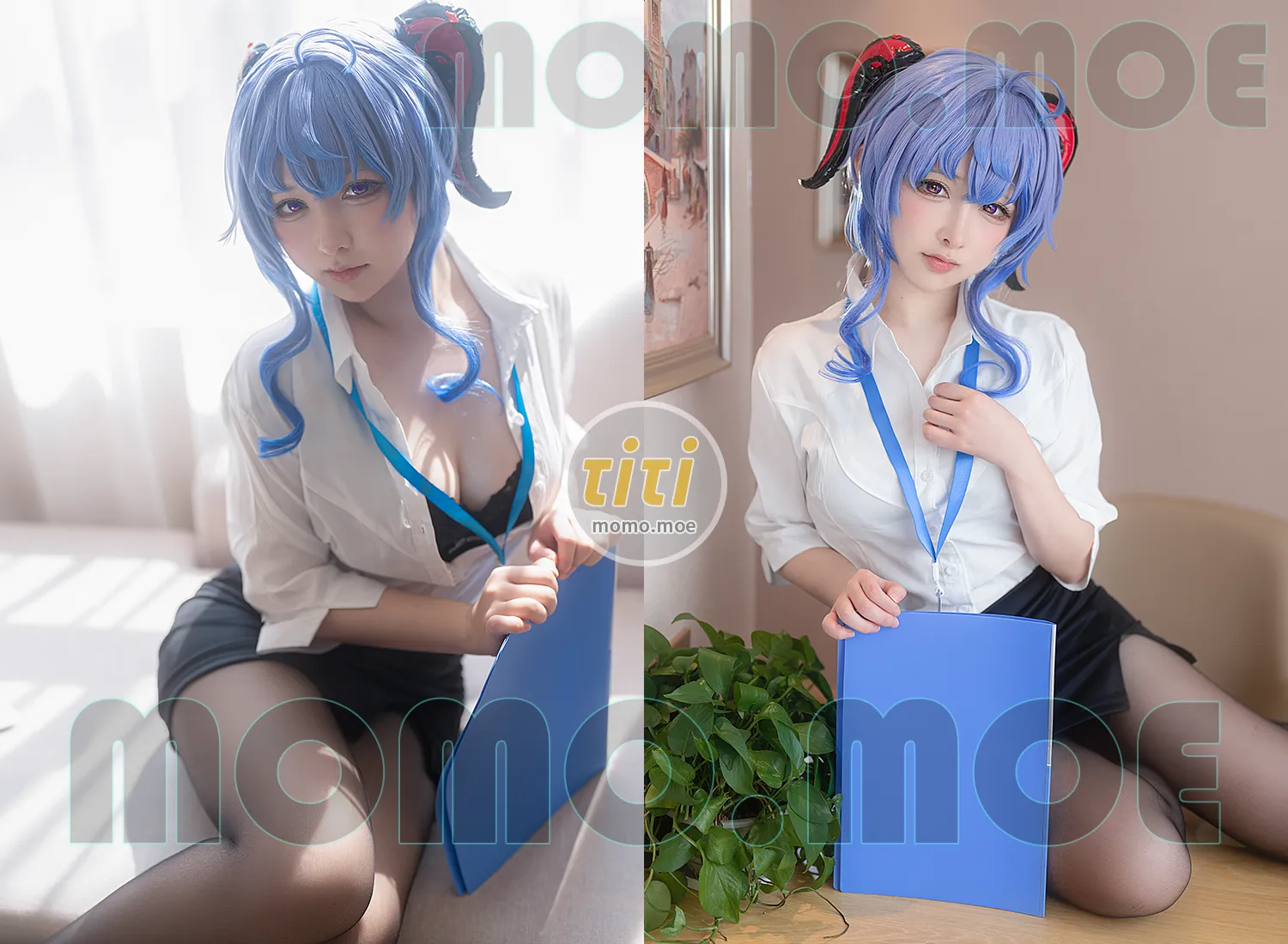 樱梨梨 – NO.012 甘雨小秘书 [30P-566MB] – Titi 社