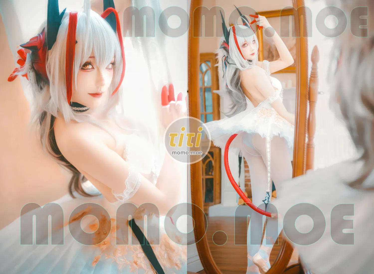 瓜希酱 – NO.125 明日方舟 W芭蕾 [15P-17M] – Titi 社