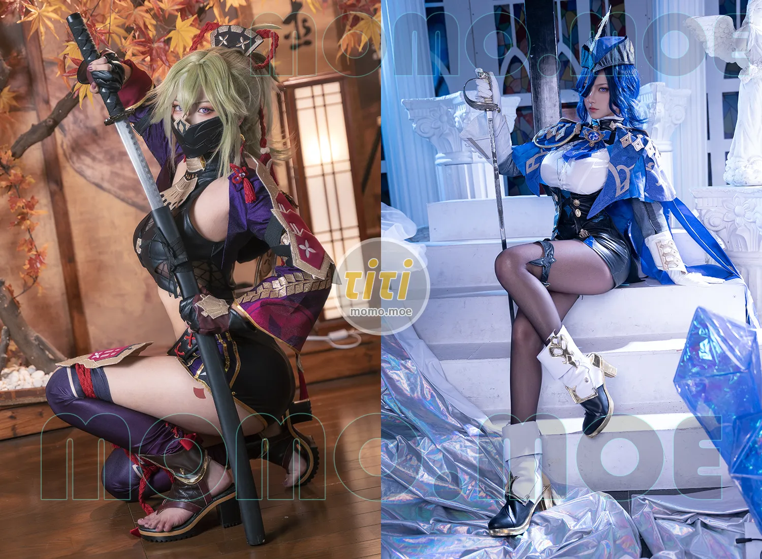 Seya-狮砸 – NO.013 久岐忍 克洛琳德 凌华 [21P-208MB] – Titi 社