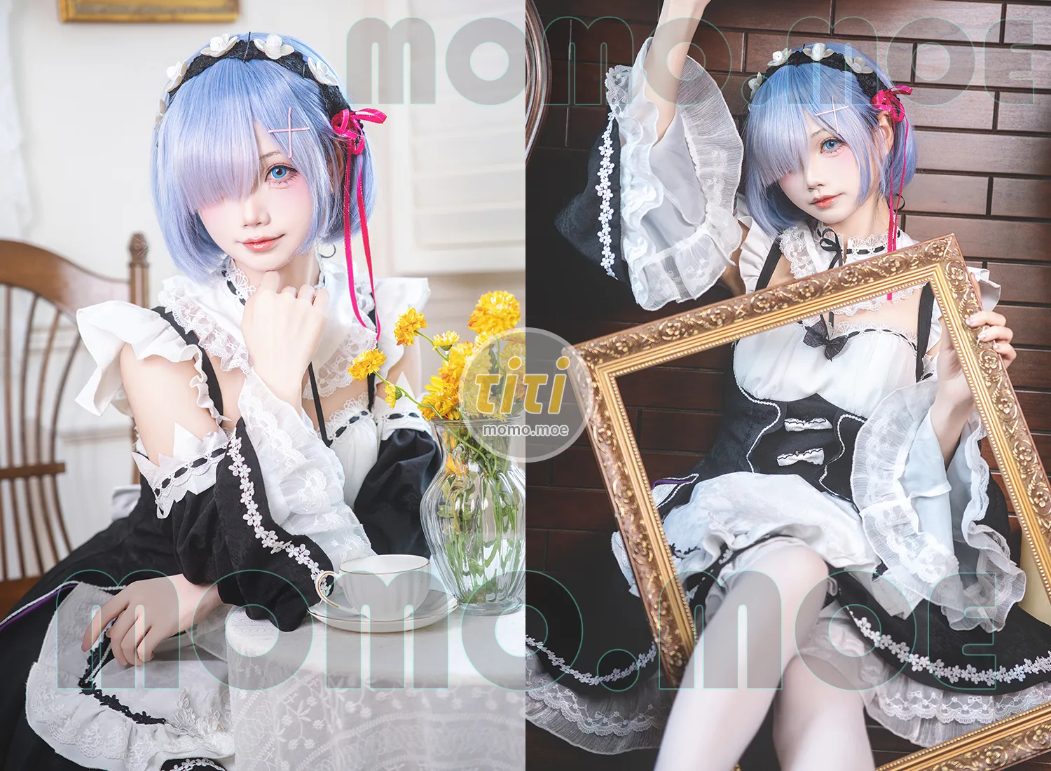 Shika小鹿鹿 – NO.110 蕾姆 [18P-387MB] – Titi 社