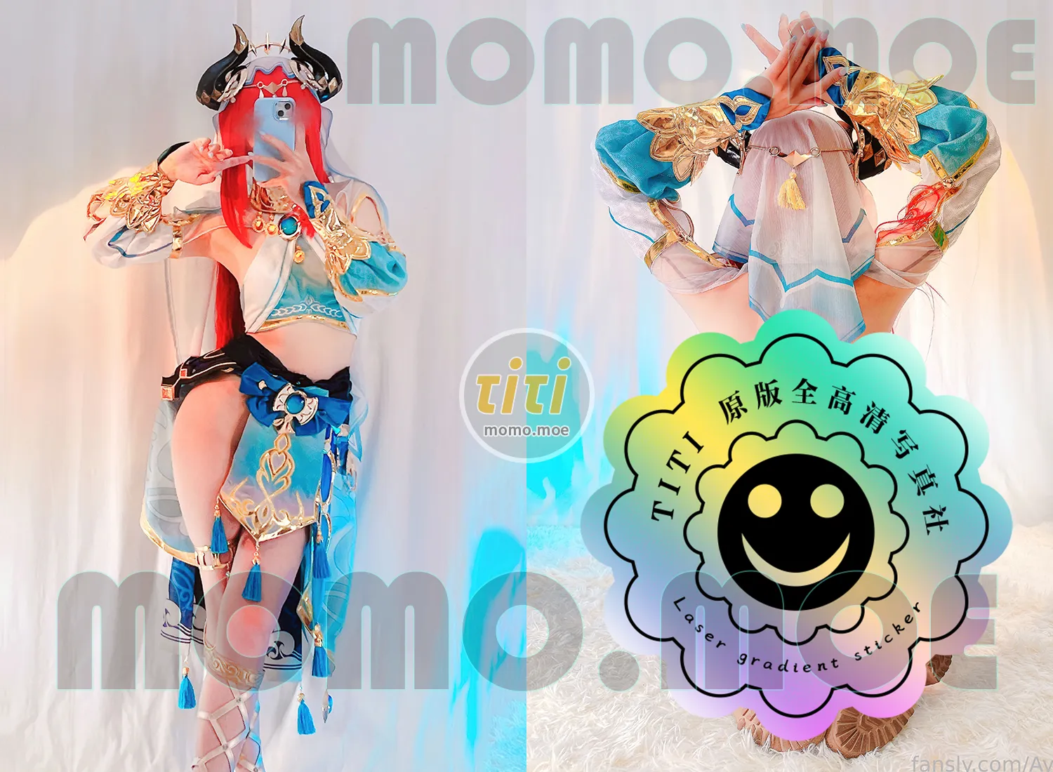 Ayame_Base – NO.010 Nilou Genshin Impact [13P+1V-152MB] – Titi 社