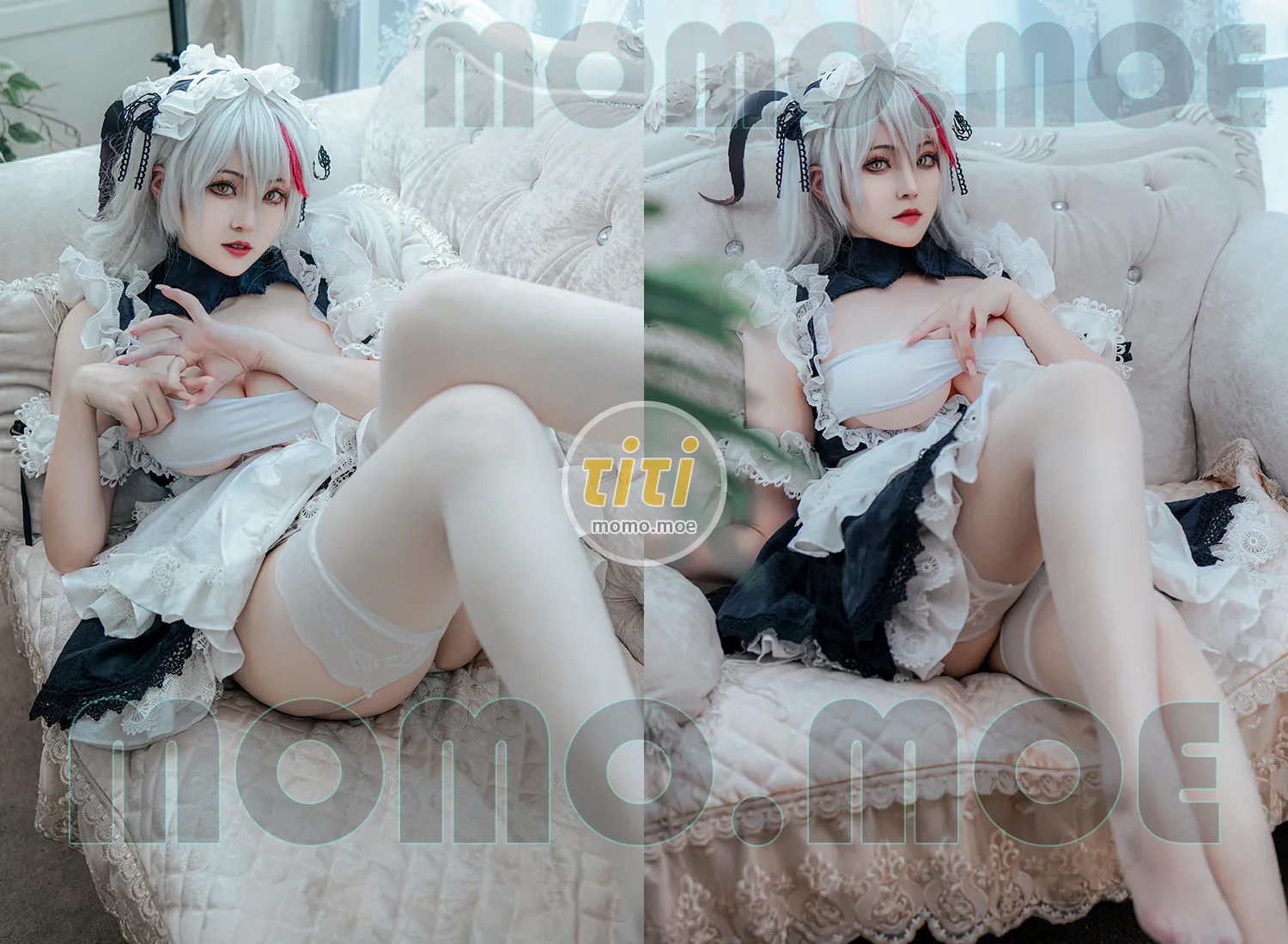 Natsuko夏夏子 – NO.044 碧蓝航线 埃吉尔 龙女仆 [17P-98M] – Titi 社