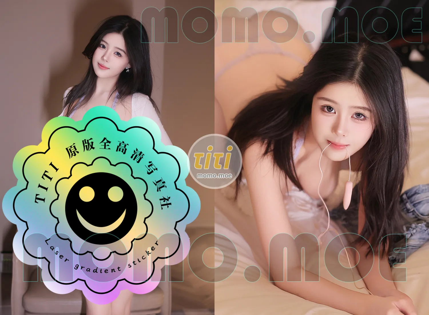 袁圆 – NO.002 白衣牛仔裤 [85P+4V-2.24GB] – Titi 社