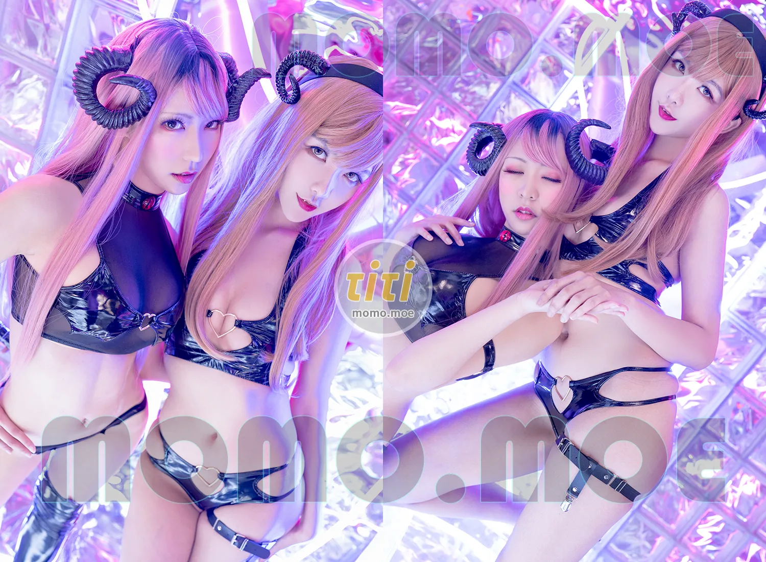 源纱希喵喵喵 – NO.026 &镜子 – 魅魔双人 [28P-399MB] – Titi 社