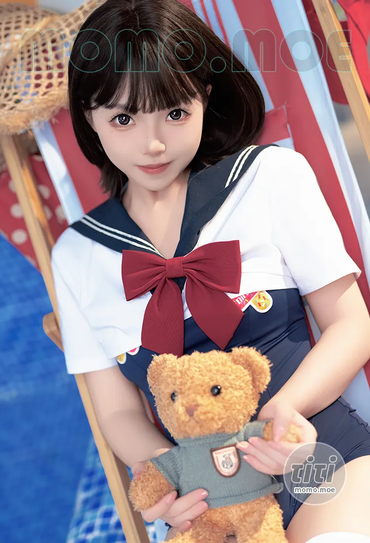 Bangni邦尼 – NO.022 反差JK泳装 [97P+7V-841MB] – Titi 社