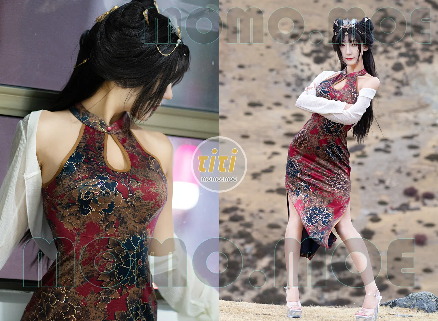 三水子 – NO.011 玉玲珑旗袍 [54P-257MB] – Titi 社