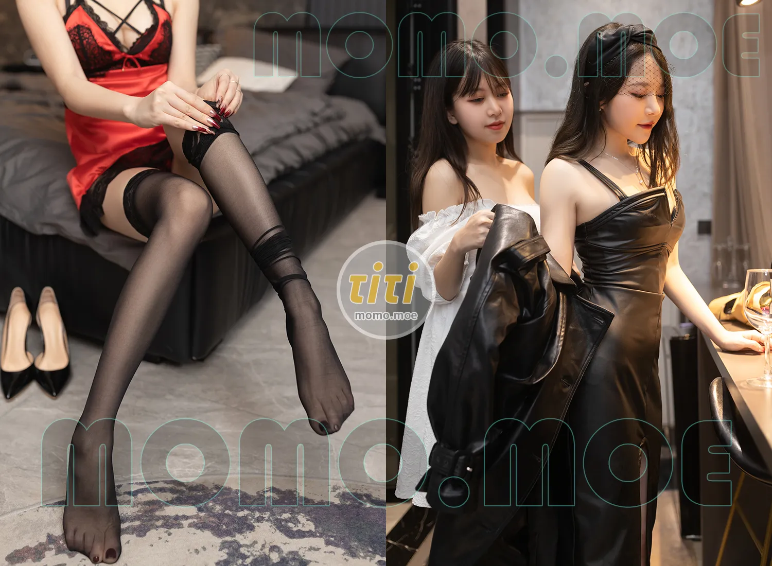 鱼子酱Fish – NO.186 妻子们的聚会 [89P-811MB] – Titi 社