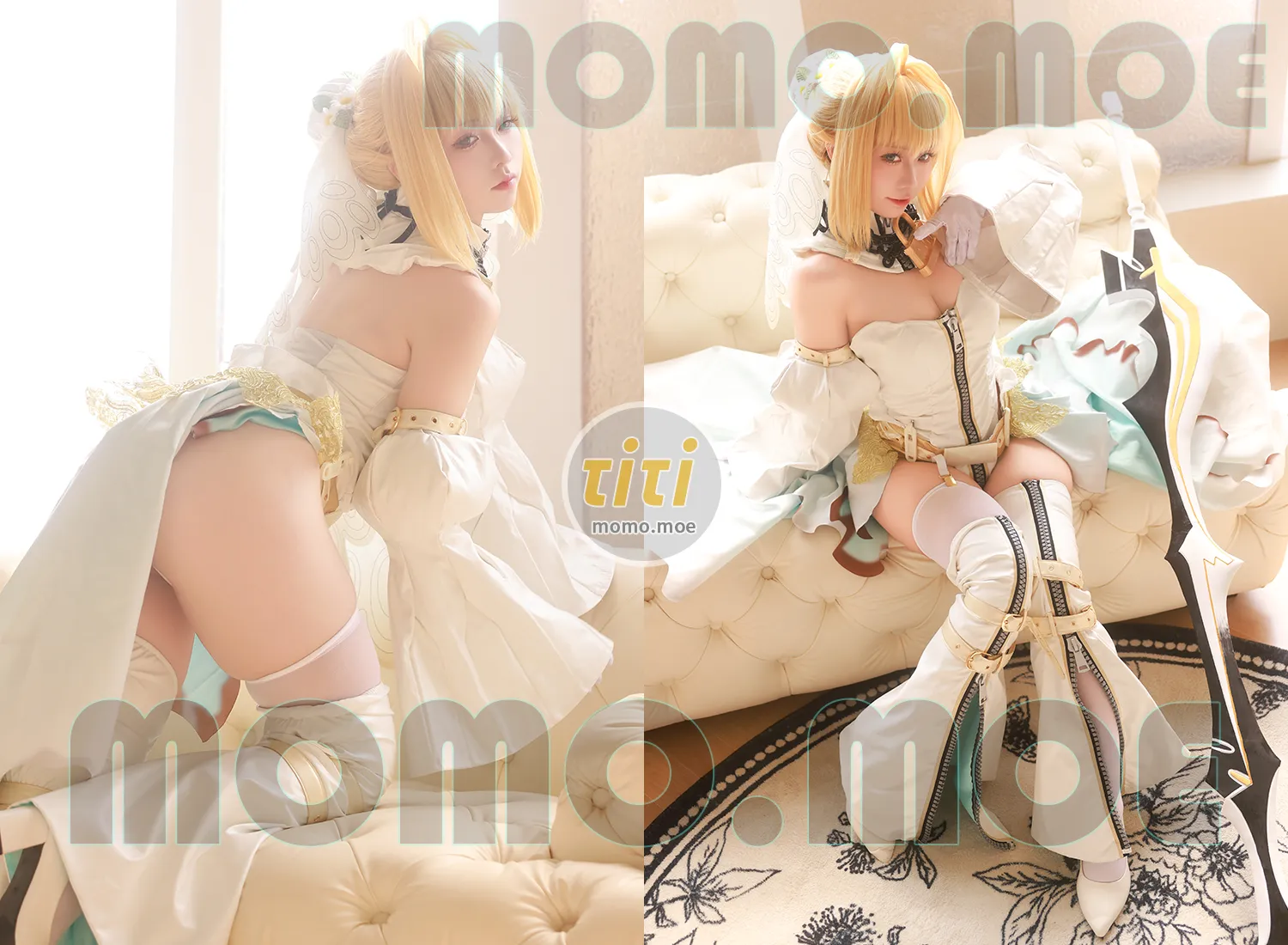 G44不会受伤 – NO.140 尼禄花嫁 [43P-459M] – Titi 社