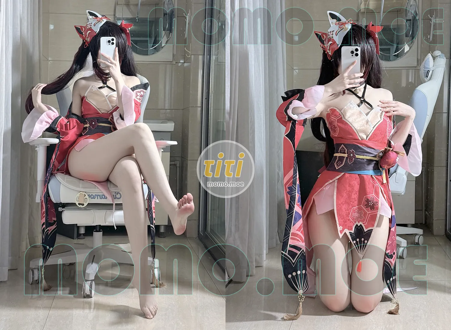 不可爱羚 – NO.001 花火 [52P+7V-486M] – Titi 社