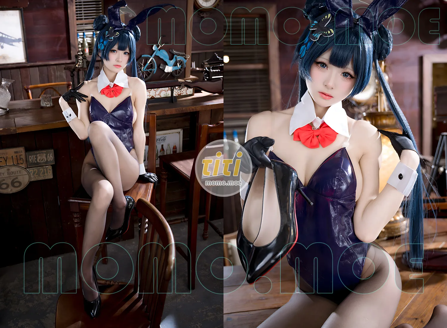 九柒喵 – NO.016 妃咲兔女郎 [59P-321M] – Titi 社