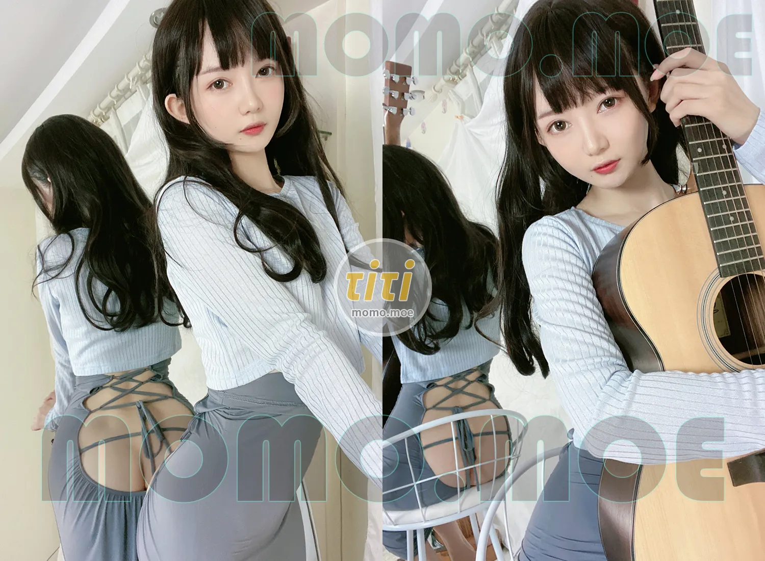 51酱 – NO.013 吉他妹妹 [25P+3V-134M] – Titi 社