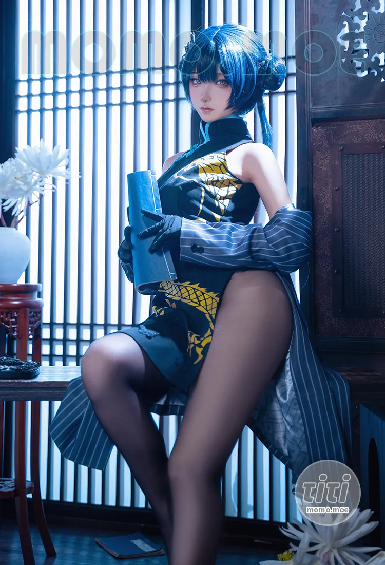 Seya-狮砸 – NO.037 蔚蓝档案 妃咲 旗袍 [12P-138M] – Titi 社