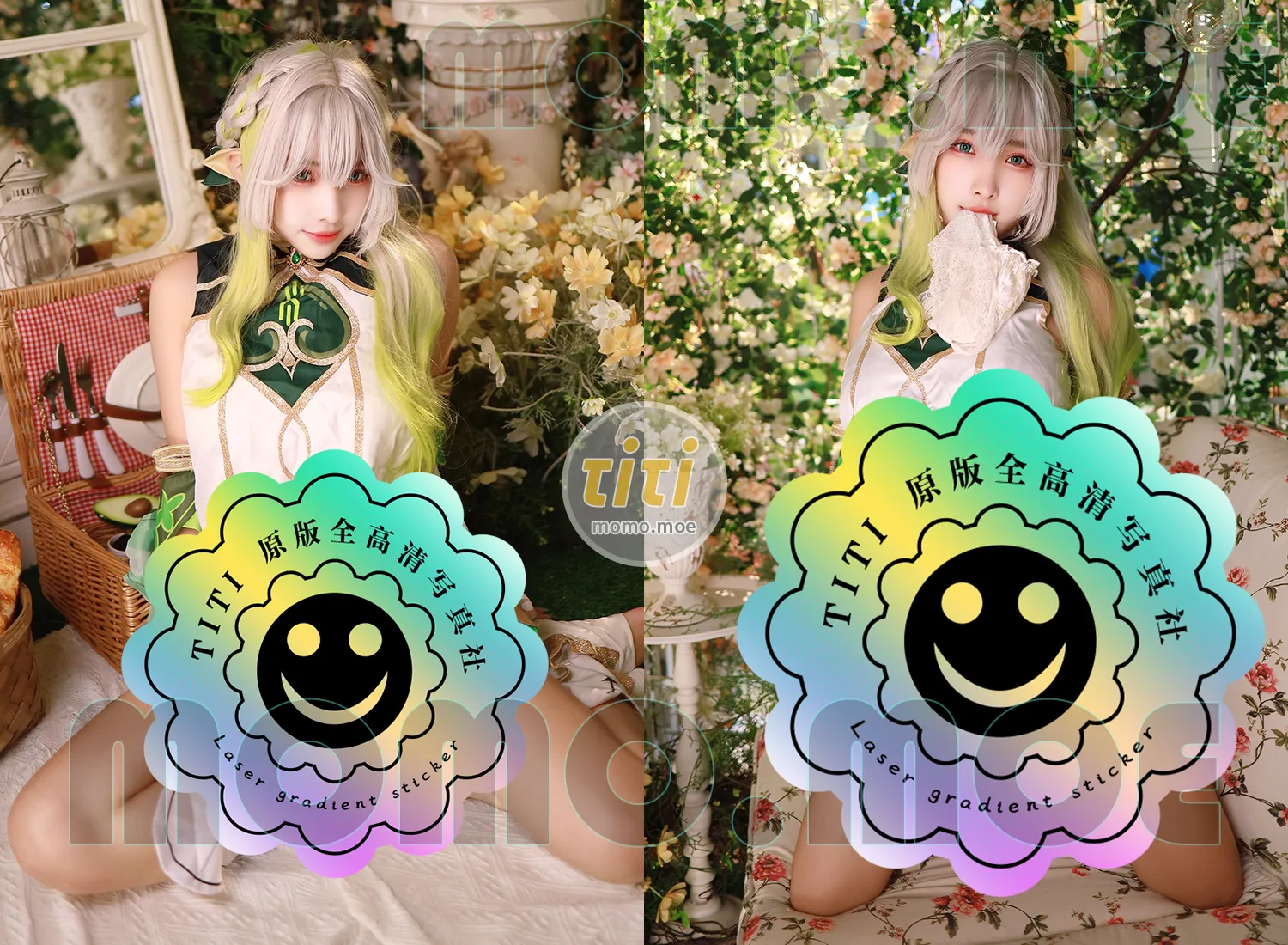 慕慕Momo – NO.036 原神 – 納西妲? [53P+1V-2.31GB] – Titi 社