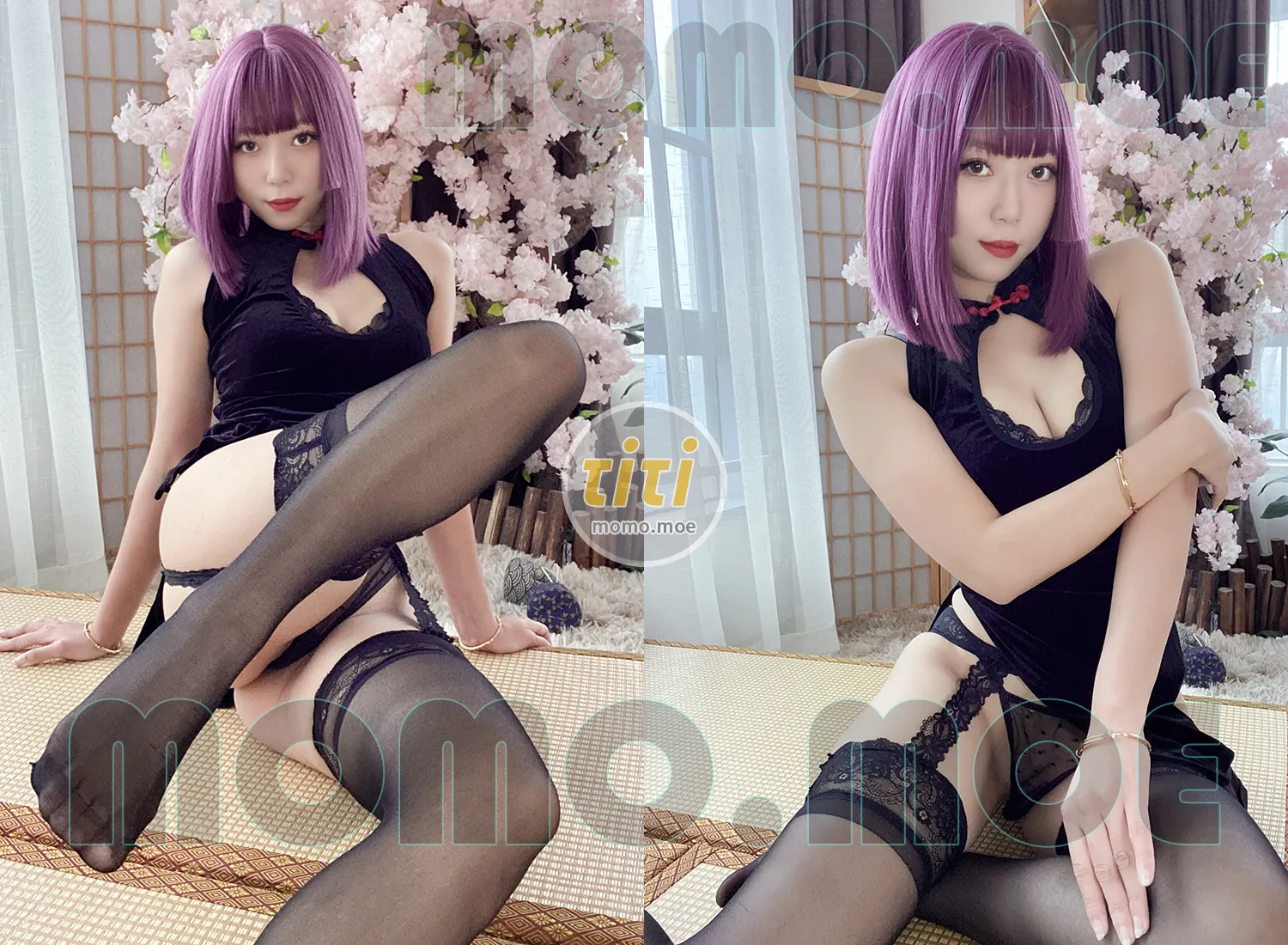 Money冷冷 – NO.051 蕾丝裙 [107P+1V-2.42G] – Titi 社