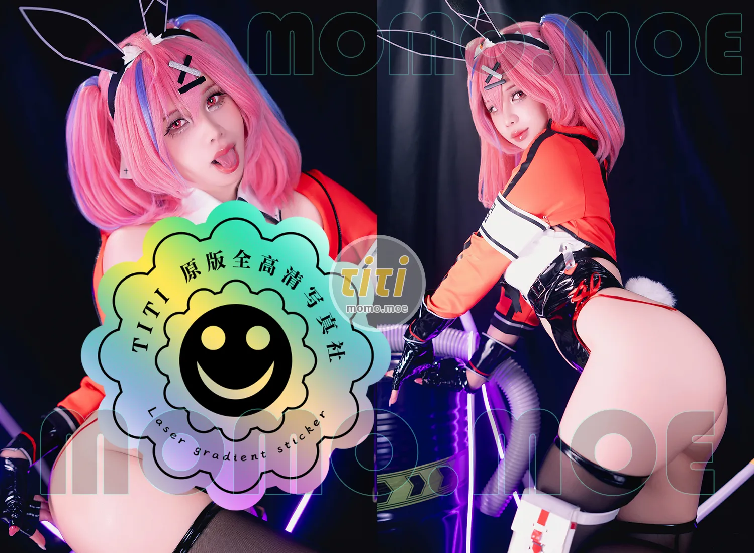 Pyon Lay – NO.034 &Sayo Momo &ZinieQ 外卖兔女郎 [140P-949.3M] – Titi 社